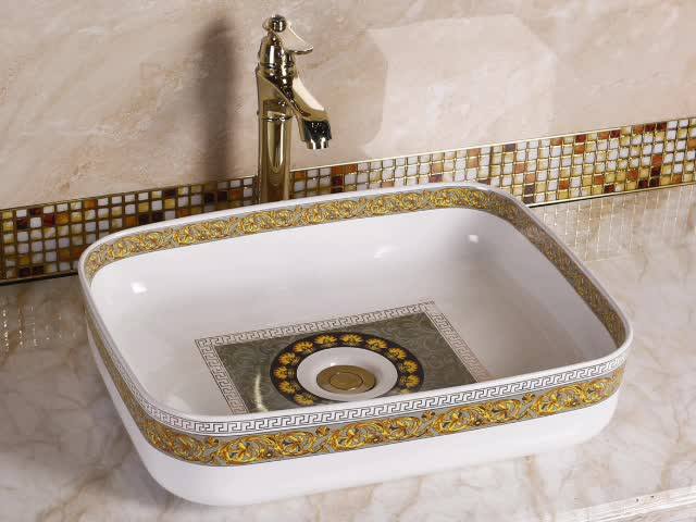Vintage Ceramic Fancy Blue Color Unique Bathroom Sinks For Sale - Buy ...