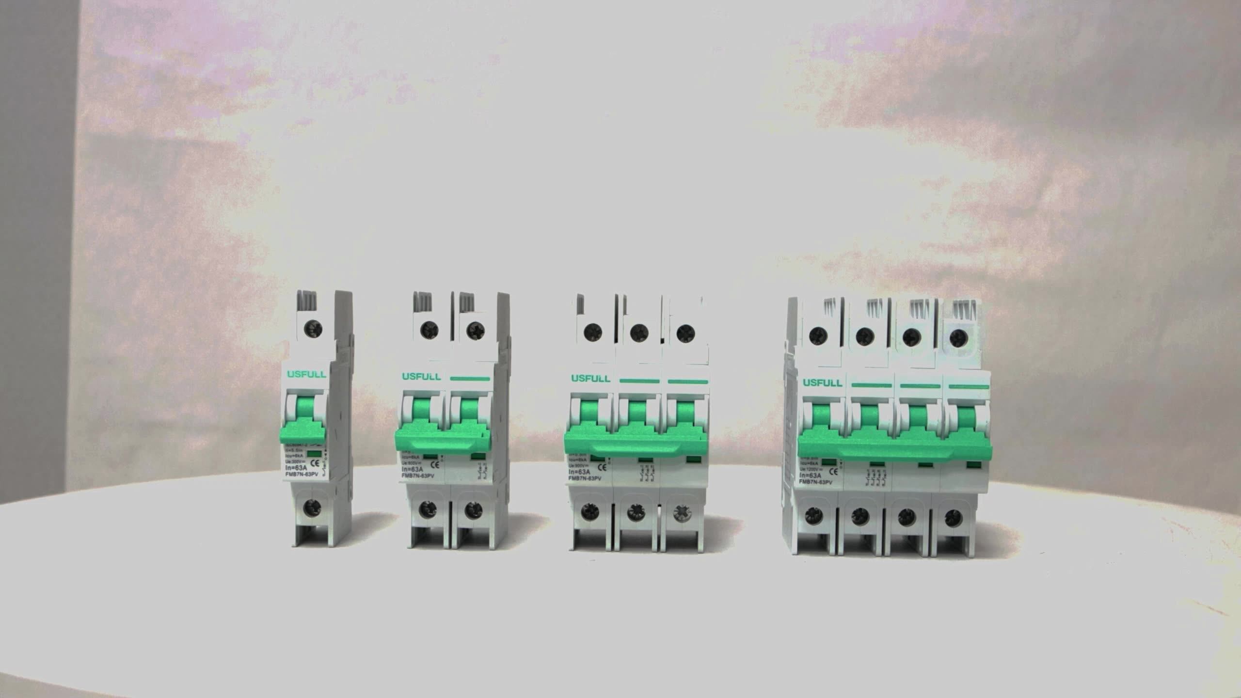 Usfull Fmb7n-pv Dc Mcb For Solar System 600v 2pole Pv Circuit Breaker ...