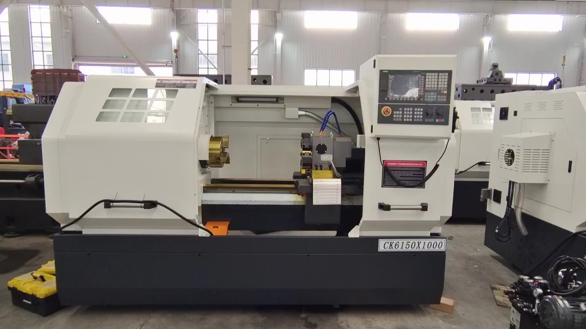 Ck6150 For Metal Torno Cnc Flat Bed Turning Machine Ck6140 Cnc Machinery Cnc Lathe Live Tooling ...
