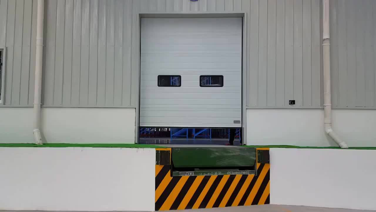 Industrial Electric Slide Up Cold Room Thermal Insulated Vertical ...