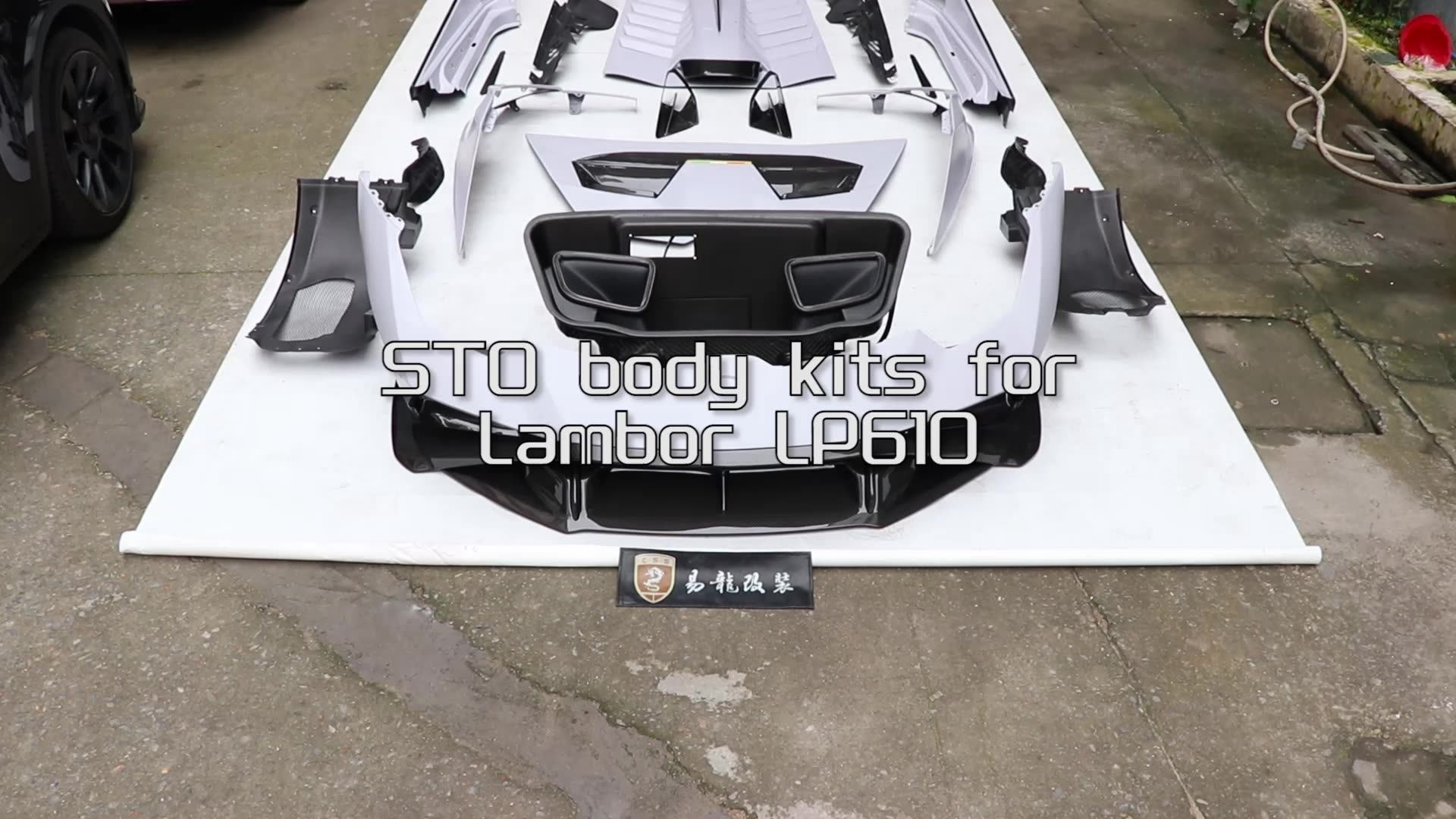 Dry Carbon Fiber Car Bumper Fenders Rear Spoiler Engine Bonnet Cover ...