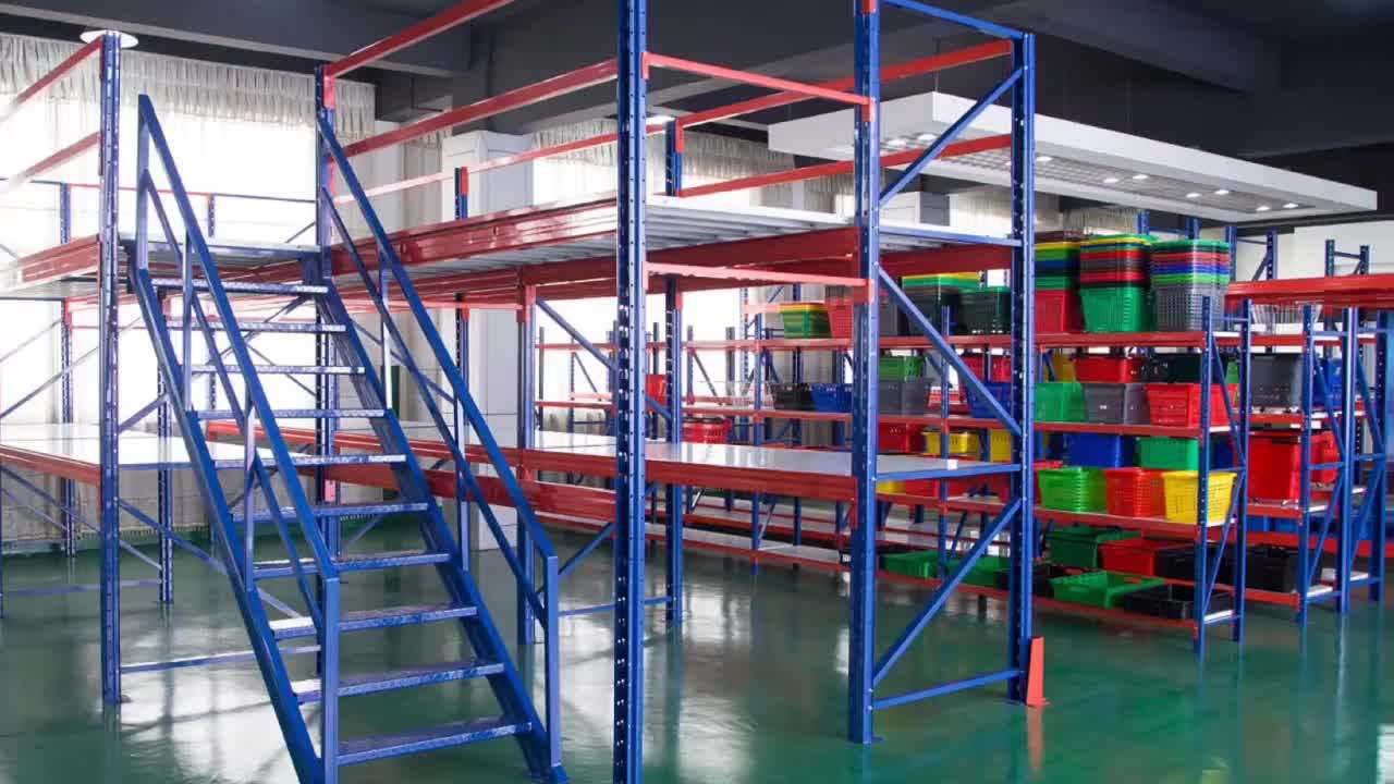Multifunction Heavy Duty Garage Shelving Pallet Stacking Frames Steel ...