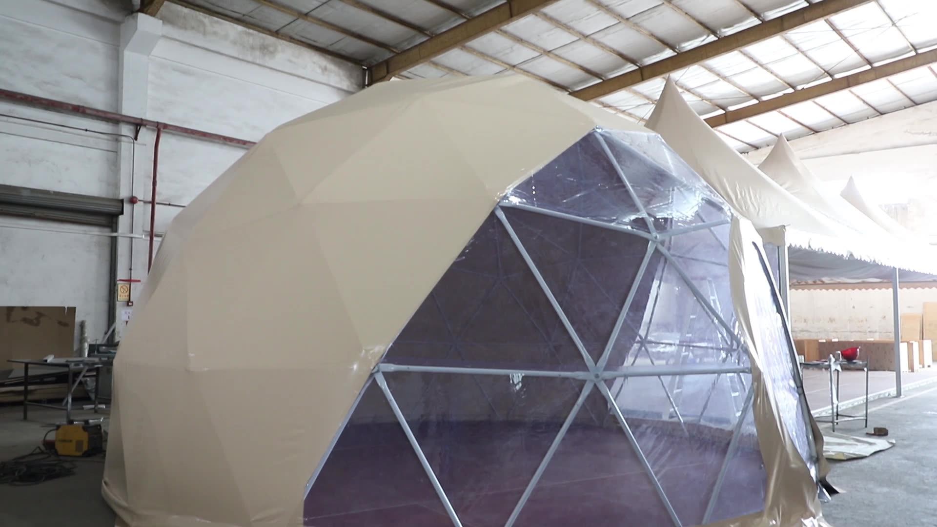 Best Shenbao Dome Tent Beach Geodesic Yurt 6m 15m 20m For Outdoor ...