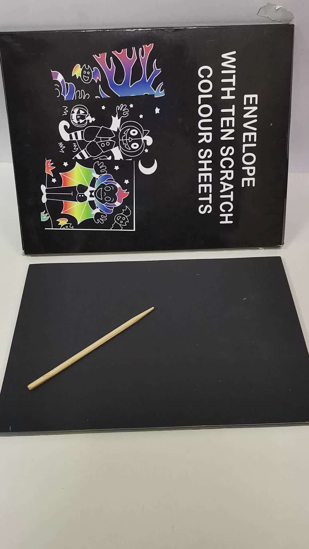 Coloring Scratch Book Emotion Set Kids Stationery Set - Buy Art ...