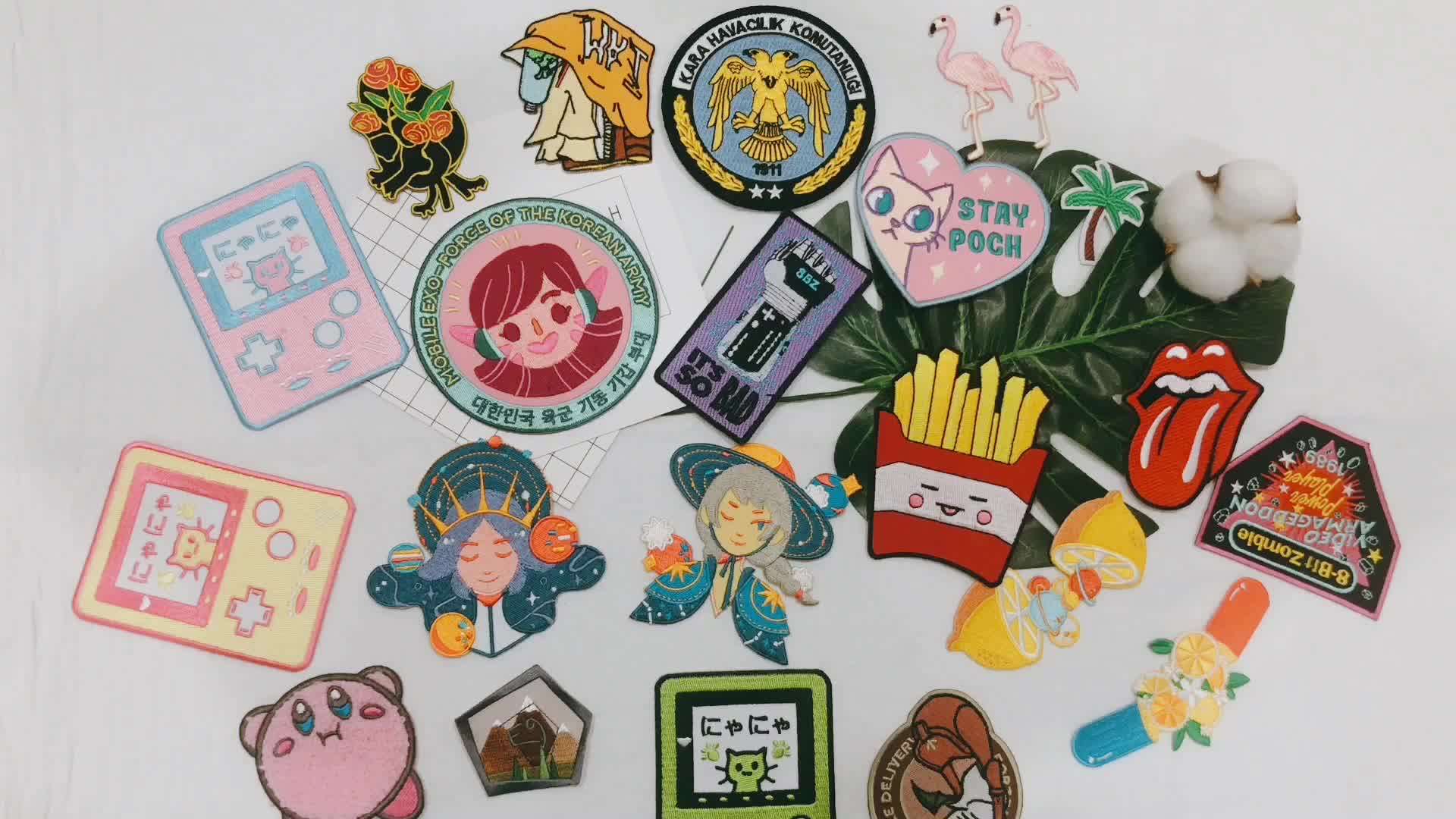 Cheap Personalized Design Cartoon Shape Fully 3d Embroidery Patch For ...