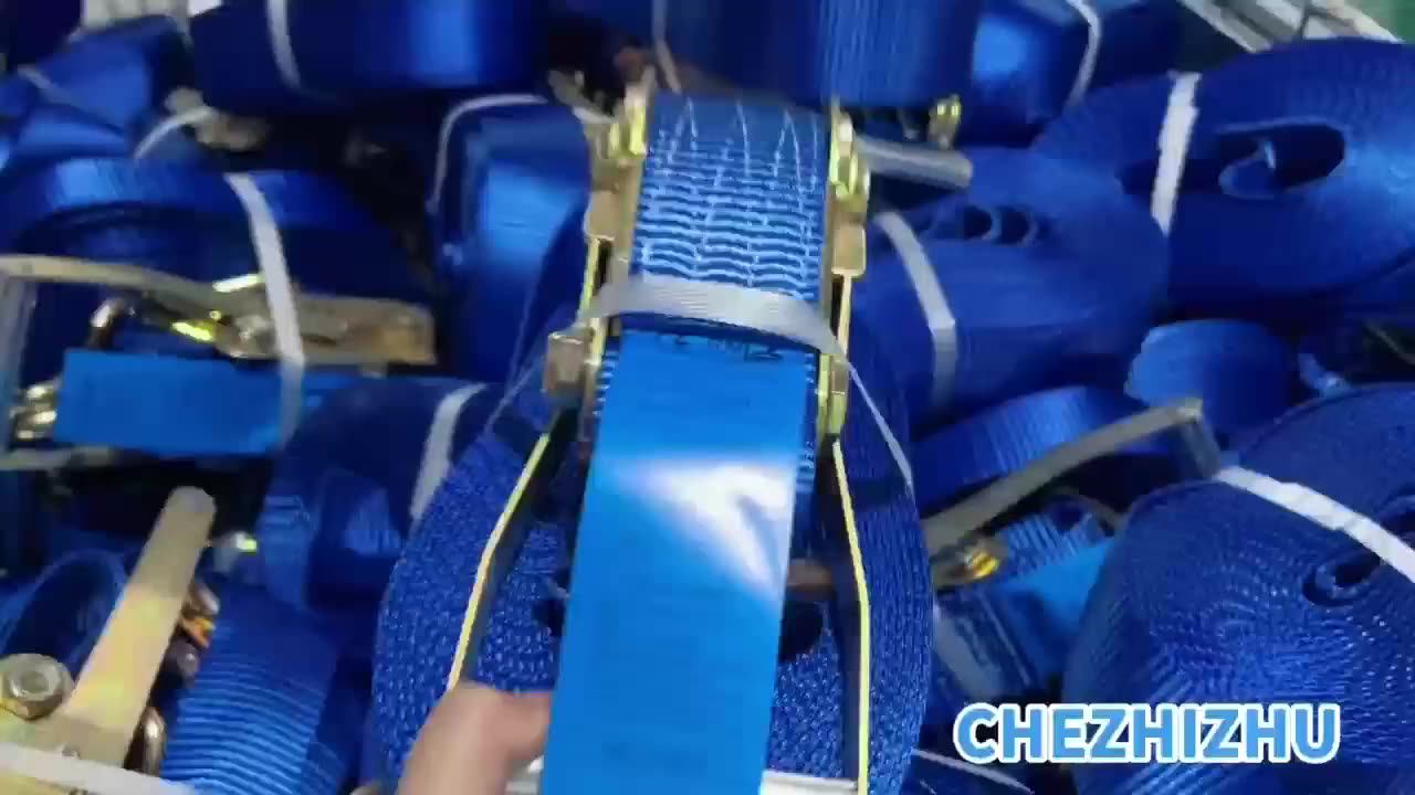Blue Cargo Lashing 5tons Ratchet Straps Ratchet Tie Downs Factory Price ...