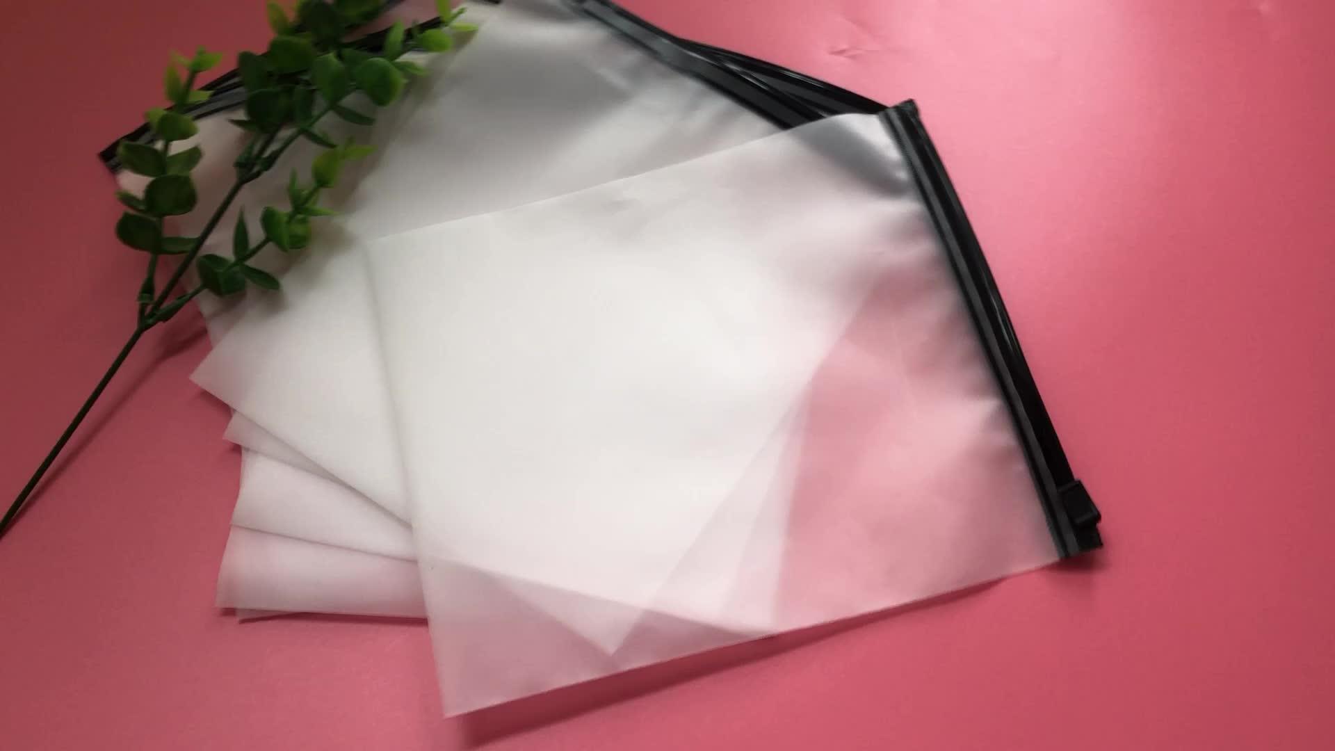 Biodegradable Reusable Thick Custom Printed Small Frosted Plastic ...