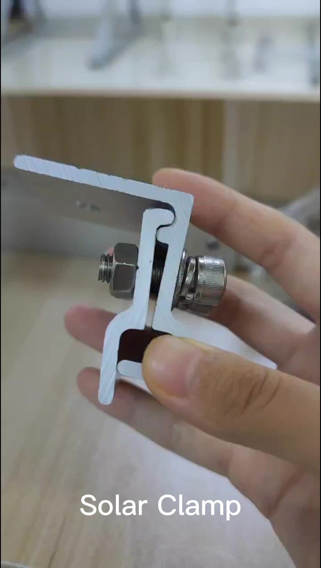 Structure Solar Panel Metal Clamps Solar Mounting C Steel Clamp ...