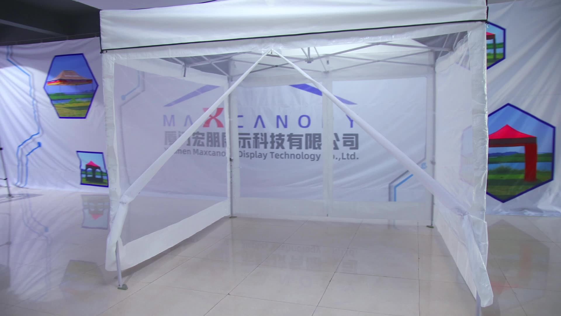 Custom Print 10x10ft Portable Outdoor Exhibition Booth Promotional ...