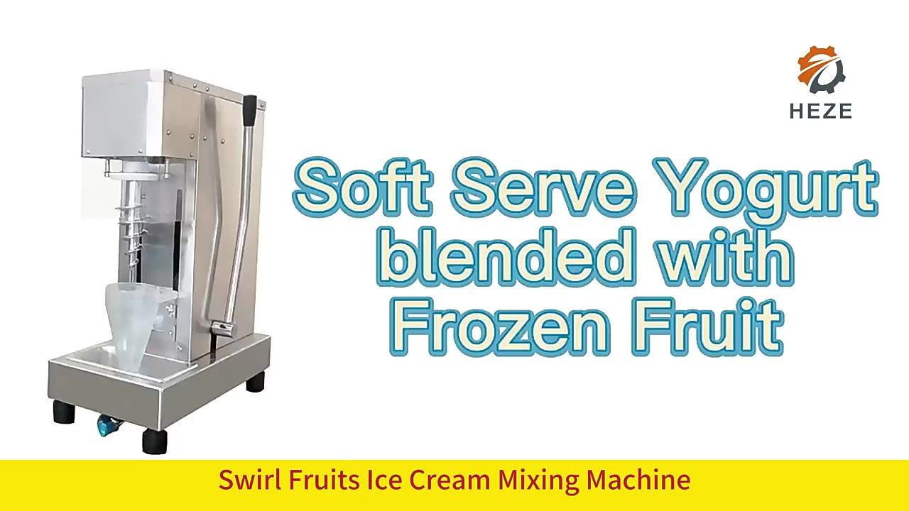 Swirl Freeze Fruit Frozen Yogurt Ice Cream Gelato Blending Mixer ...