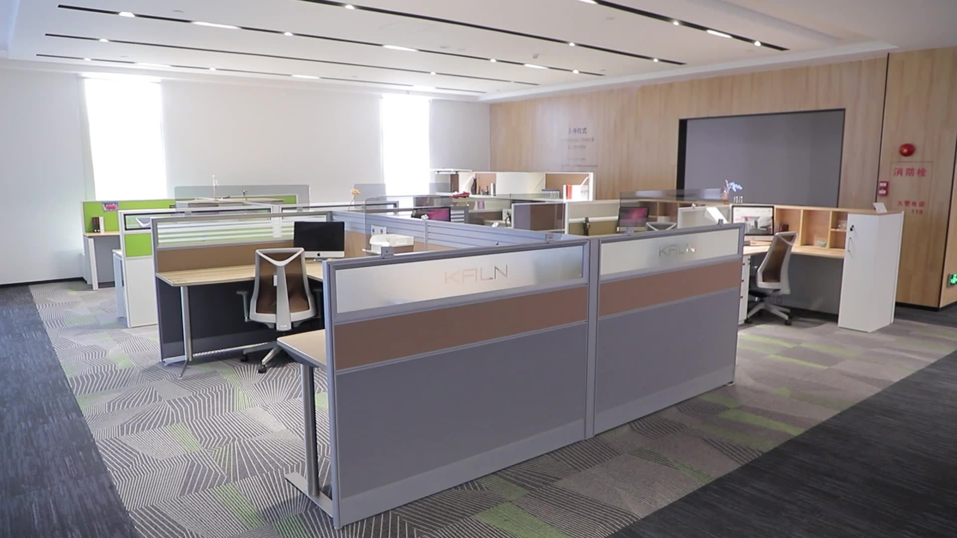 Modern Opening Cubicle Desk Wood Table Office Furniture Office ...