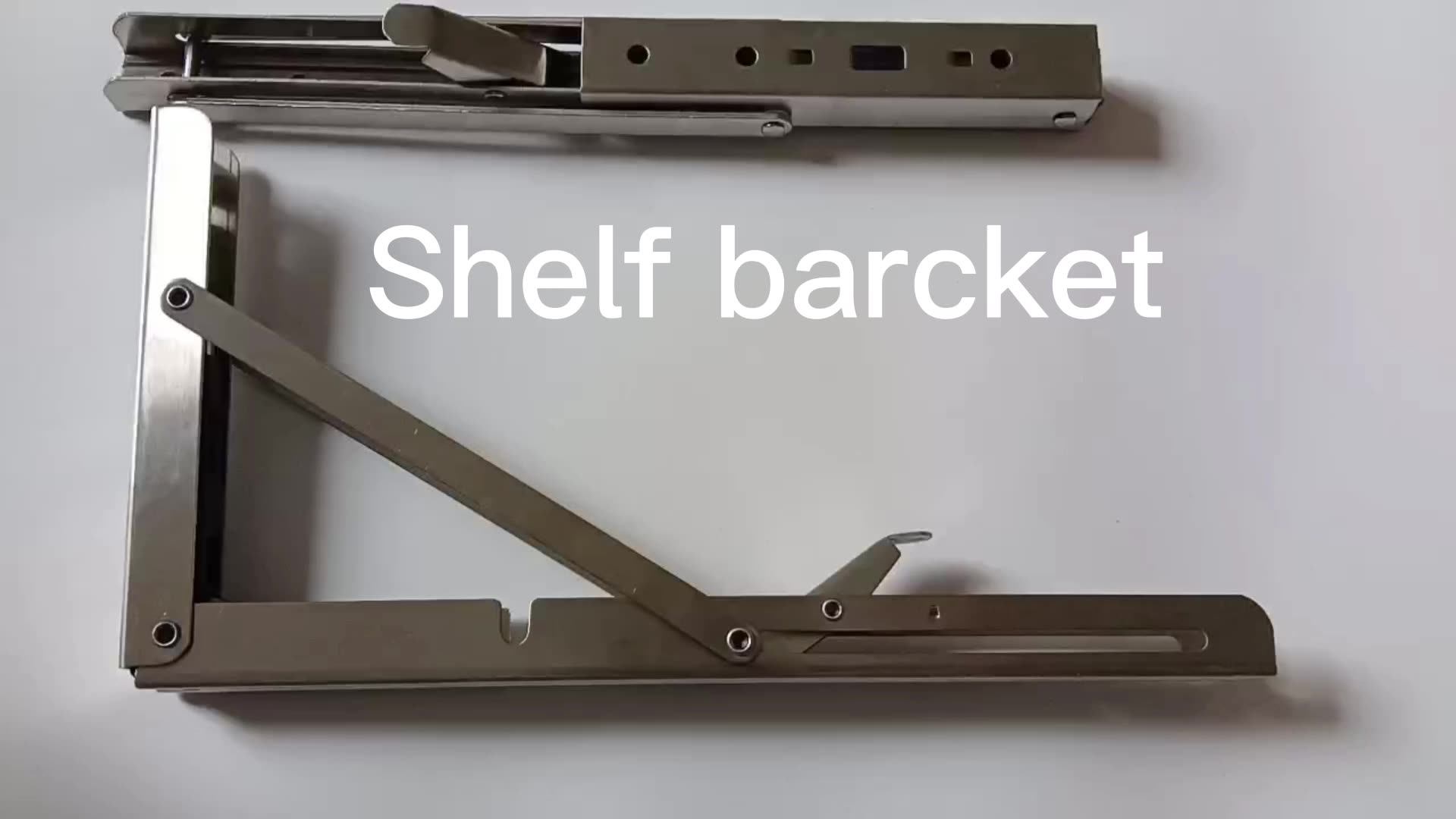Folding Shelf Brackets Heavy Duty Stainless Steel Collapsible Wall ...