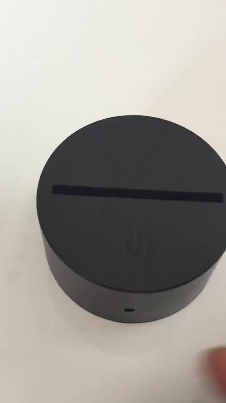 3d Night Light Clear Acrylic Lamp Base For 3d Acrylic Panel With Remote ...