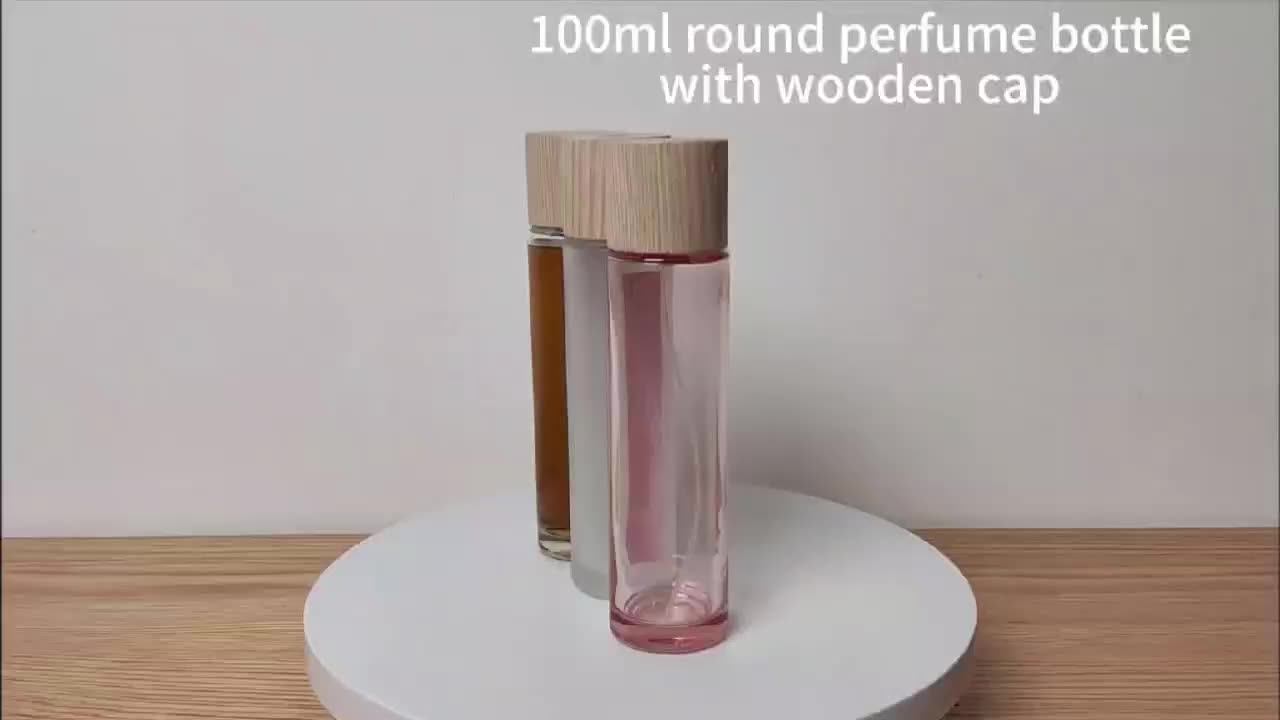 100ml Premium Glass Cylinder Perfume Bottle 15mm Crimp Neck Luxury ...