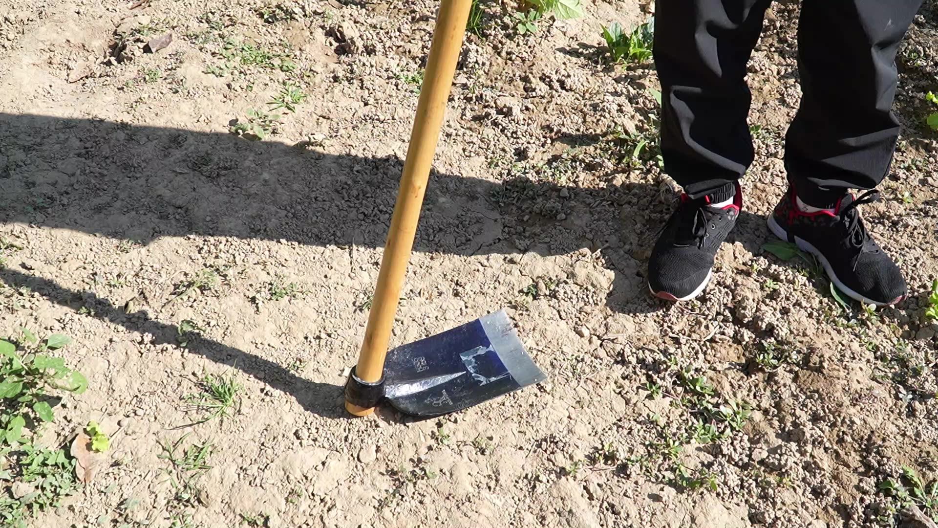 Forged Rail Steel Digging Uganda Hoe H304 2.5lbs Agriculture Hoes Metal ...