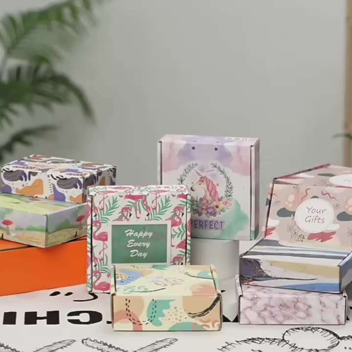 Customized Mailer Boxes Color Full Printing Corrugated Boxed Packaging ...