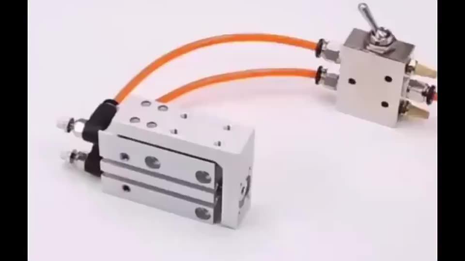 Simeierte Type Precision Pneumatic Cylinder Linear Side Rail Guide Rod ...