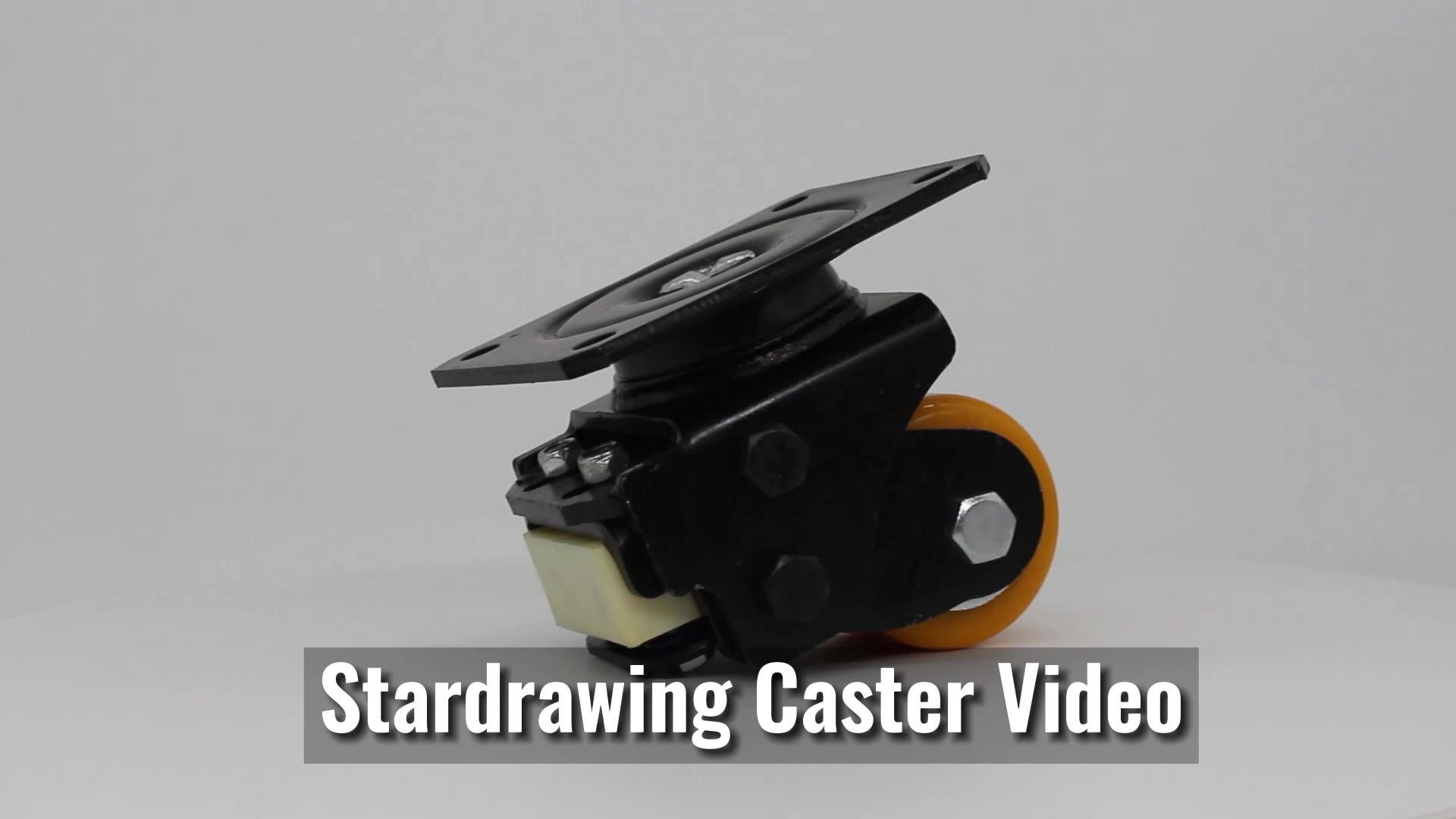 Ss Dual Wheel Agv Caster Wheels Shock Absorbing Spring Damper Loaded ...