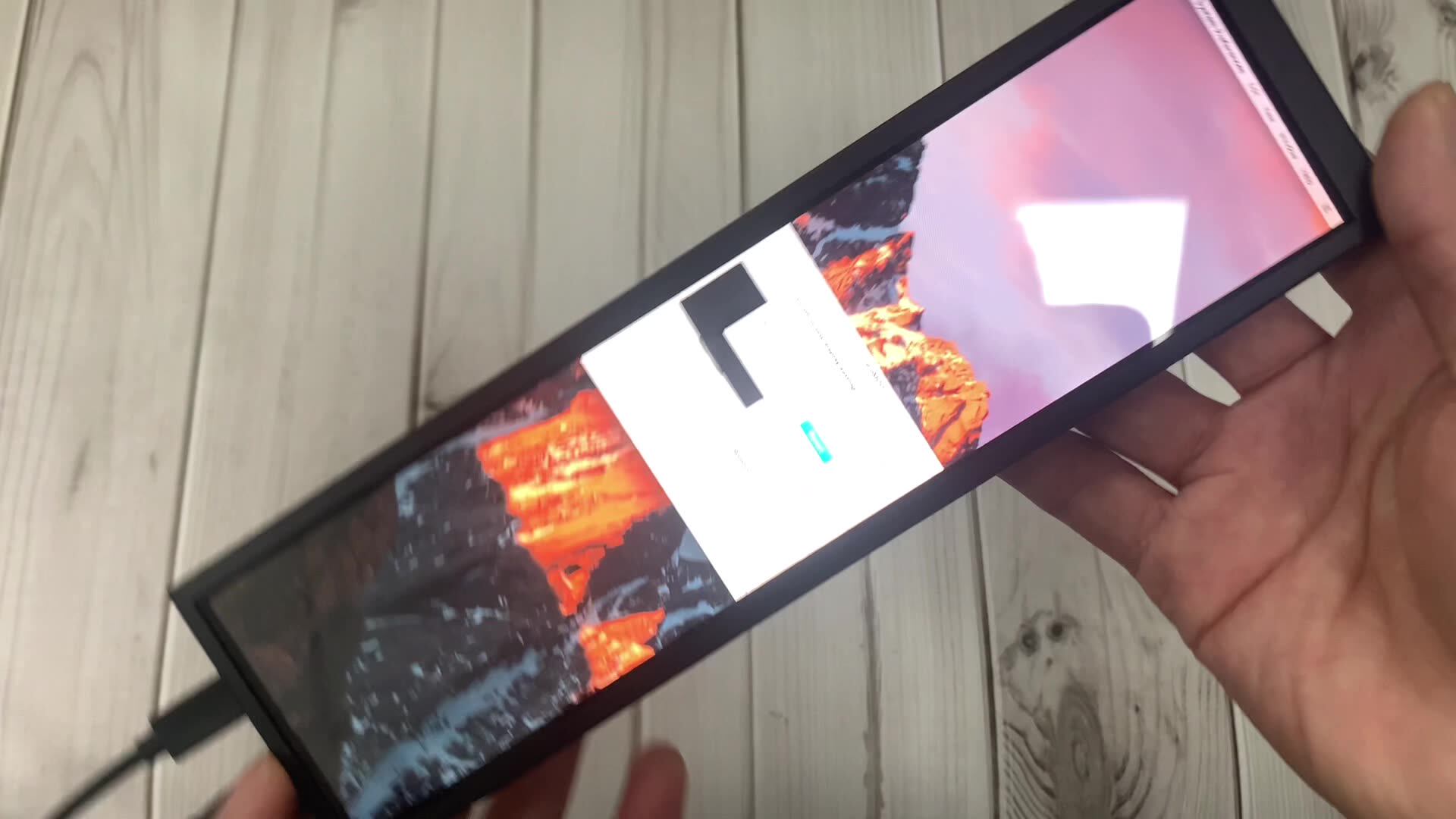 Factory 8.8inch Touchscreen Monitor Wide Stretched Bar Display 1920x480 ...