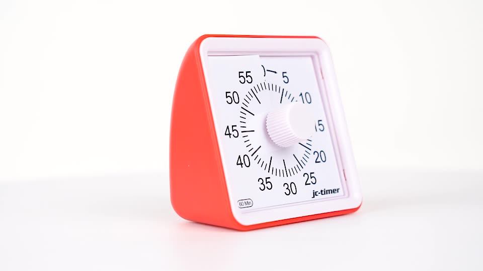 60 Minute Kitchen Timer Mechanical Time Countdown Alarm Visual Analog ...