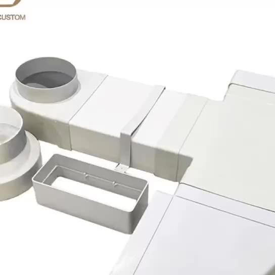 Ventilation System Pvc Air Plastic Duct - Buy 350x7 Mm Pvc Air ...