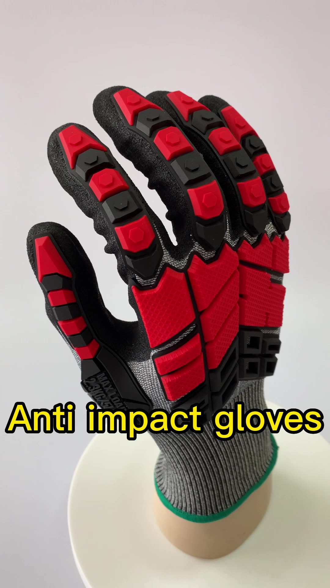 Oilfield Heavy Duty En388 Hppe Shock Proof Cut Resistant Tpr Anti Impact Gloves - Buy Impact ...