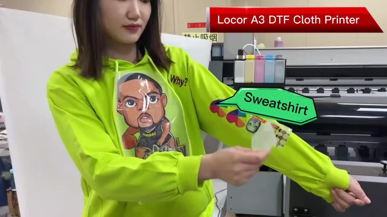 Locor Desktop A3 Dtf Printer With Xp600/dx5/i3200 Print Head Pet Film ...