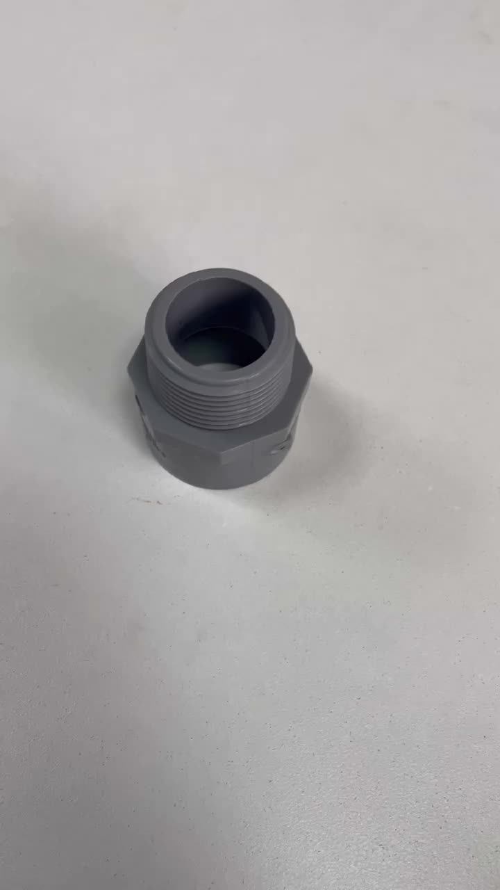 1 Inch Pvc Male Thread Terminal Adapter Straight Connector Electrical ...