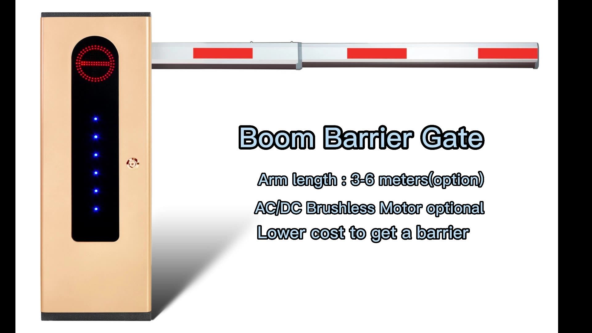 Automatic Electromechanical Brushless Dc Motor Boom Barrier Gate ...