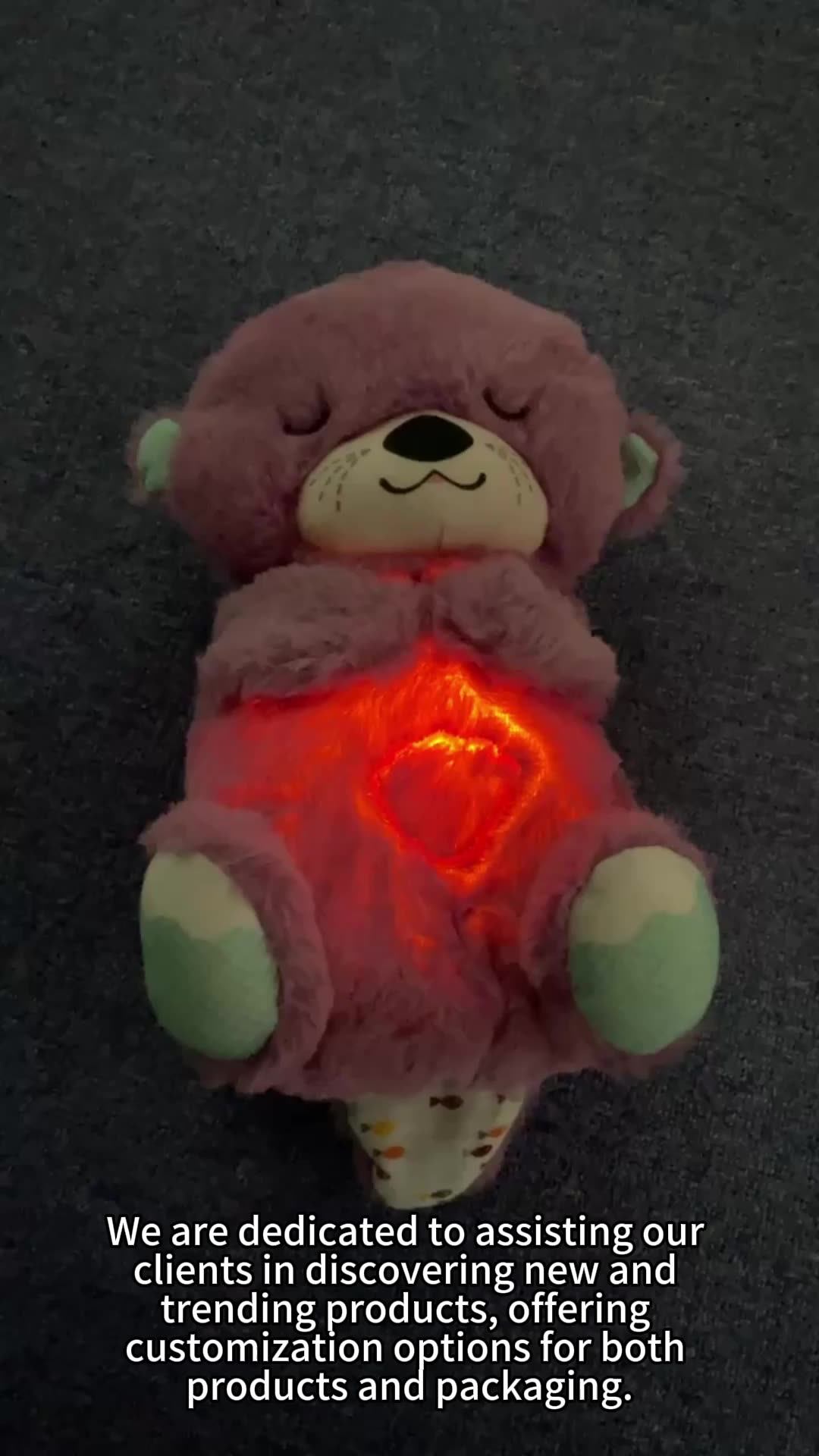 New Custom Baby Sound Machine Soothe 'n Snuggle Otter Portable Plush ...