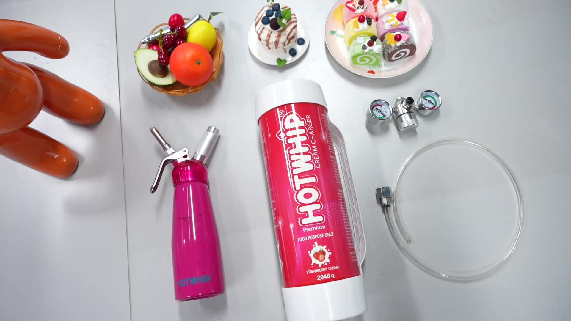 Hotwhip 2000g Cream Gas Large Tank Whip Creme Charger 3.3l - Buy Large ...