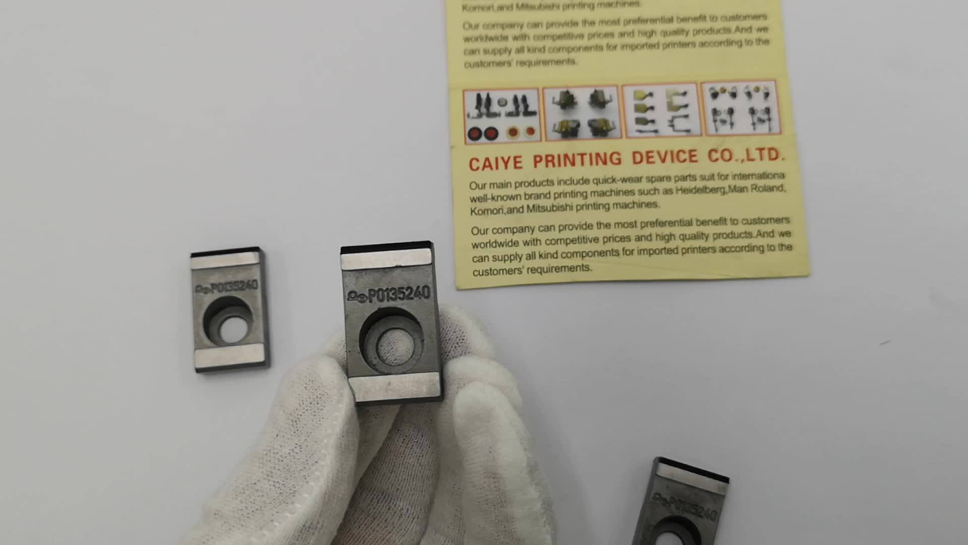 Kba Parts P0135240 Gripper Pad For Kba 105 Machine - Buy Gripper Pad ...