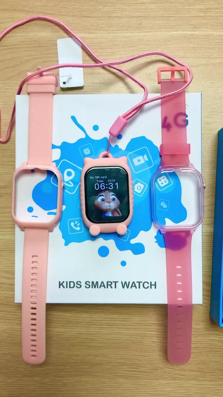 4g Kids Smart Watch With Gps And Video Call Sos Kid Watch Sim Card ...