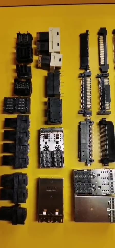 LOTES SFF-8654 4X 直立式 SLIM SAS 38P ASASS008-P001A 连接器-阿里巴巴