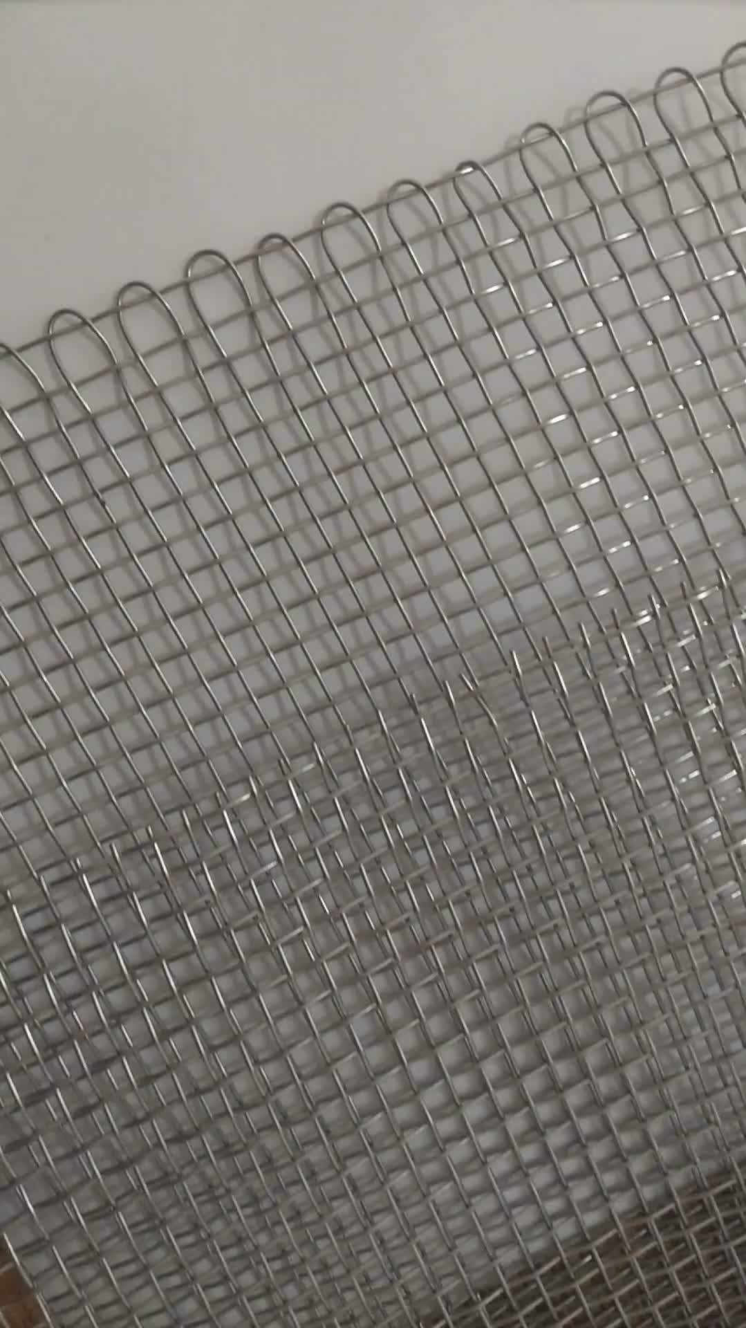 Woven Crimped Wire Mesh Stainless Steel 0.7mm Diameter Within 7 Days ...