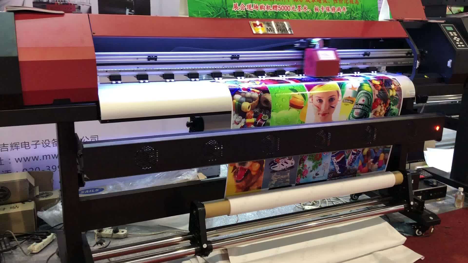 1.68m 1.8m Width Dx5 Dx10 Head Zanasi Inkjet Flatbed Portable Vinyl ...