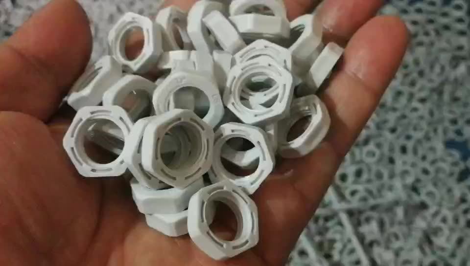 M10 * 8 Hexagon Hollow Screw With M10 Nut Led Lamp Wire Conduit Hollow ...