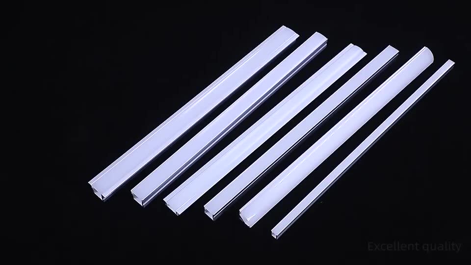 U Shape Alu Perfil Housing Led Lamp Strip Recessed Aluminum Channel Led ...