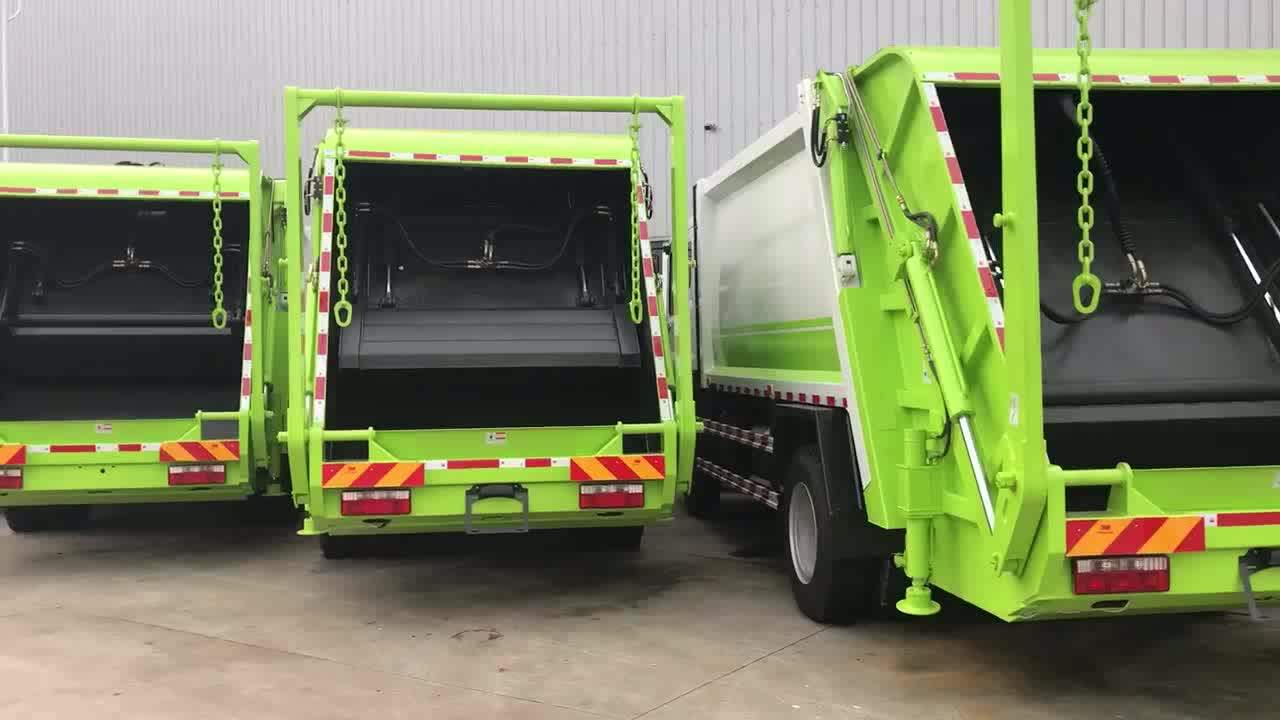 High Quality 4*2 8cbm Compactor Mini Garbage Truck Dimensions - Buy ...