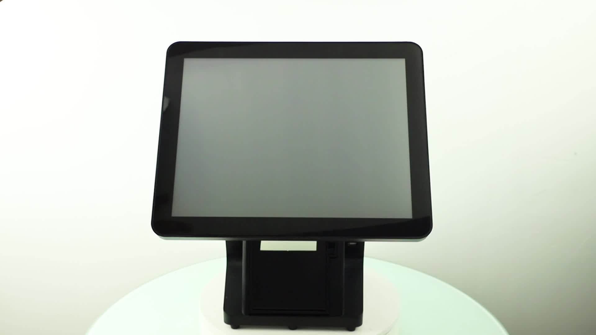 Widescreen 15.6 Inch Dual-core All In One Touch Pos System With Pos ...