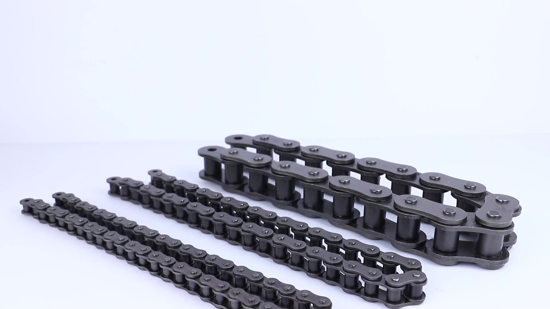 Pitch 19.05 Carbon Steel 60-1r (12a-1) Roller Chains Transmission Chain ...