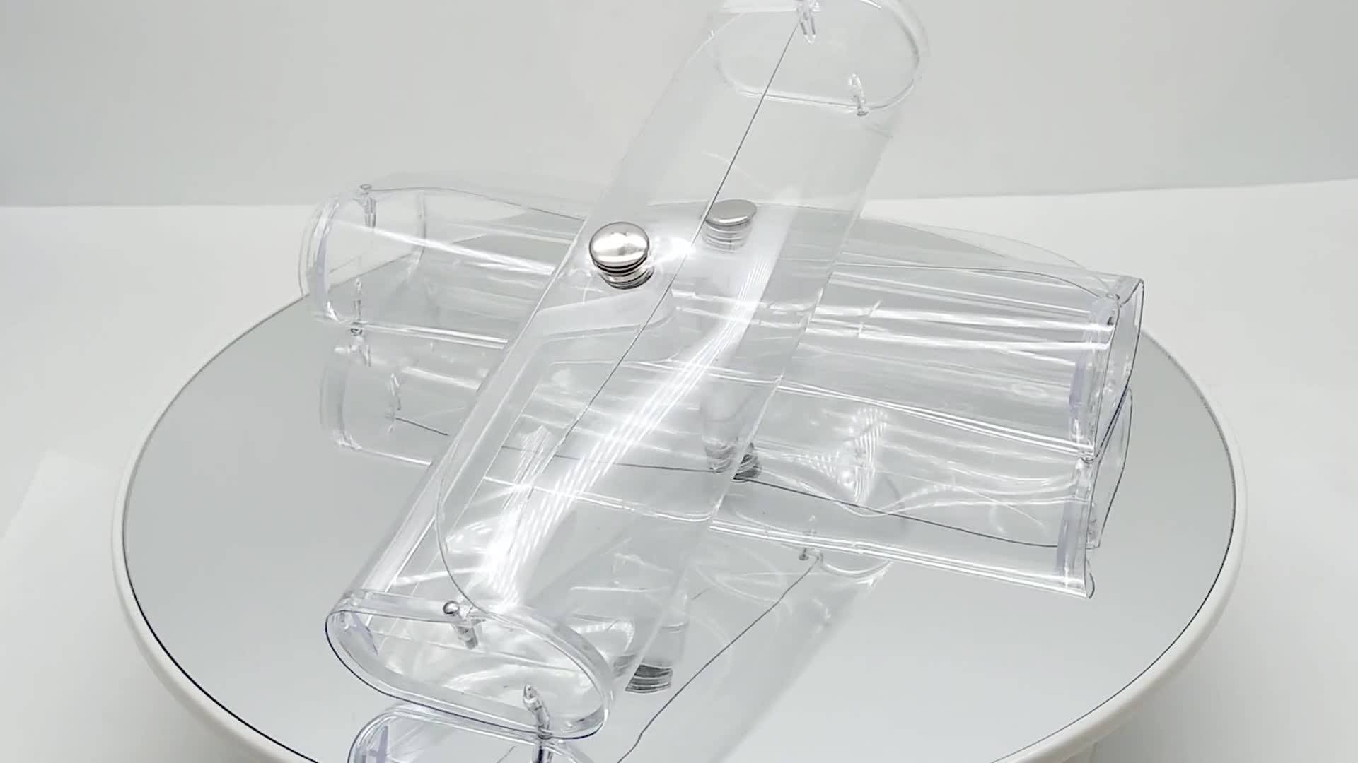 Pvc Transparent Case Plastic Clear Eyewear Case Reading Glasses Case ...