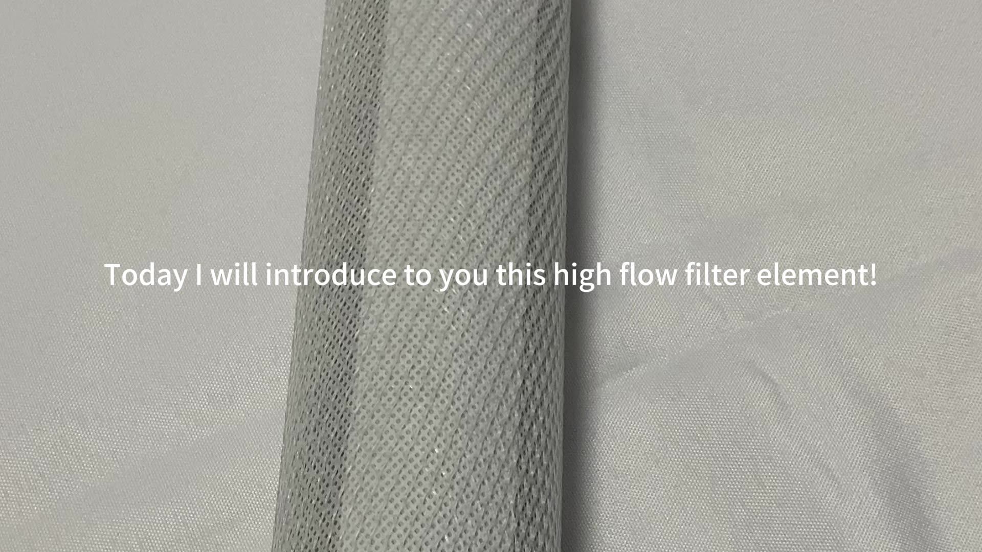 High Flow Water Filter High Efficiency 0.2 Micron Pleated Polypropylene ...