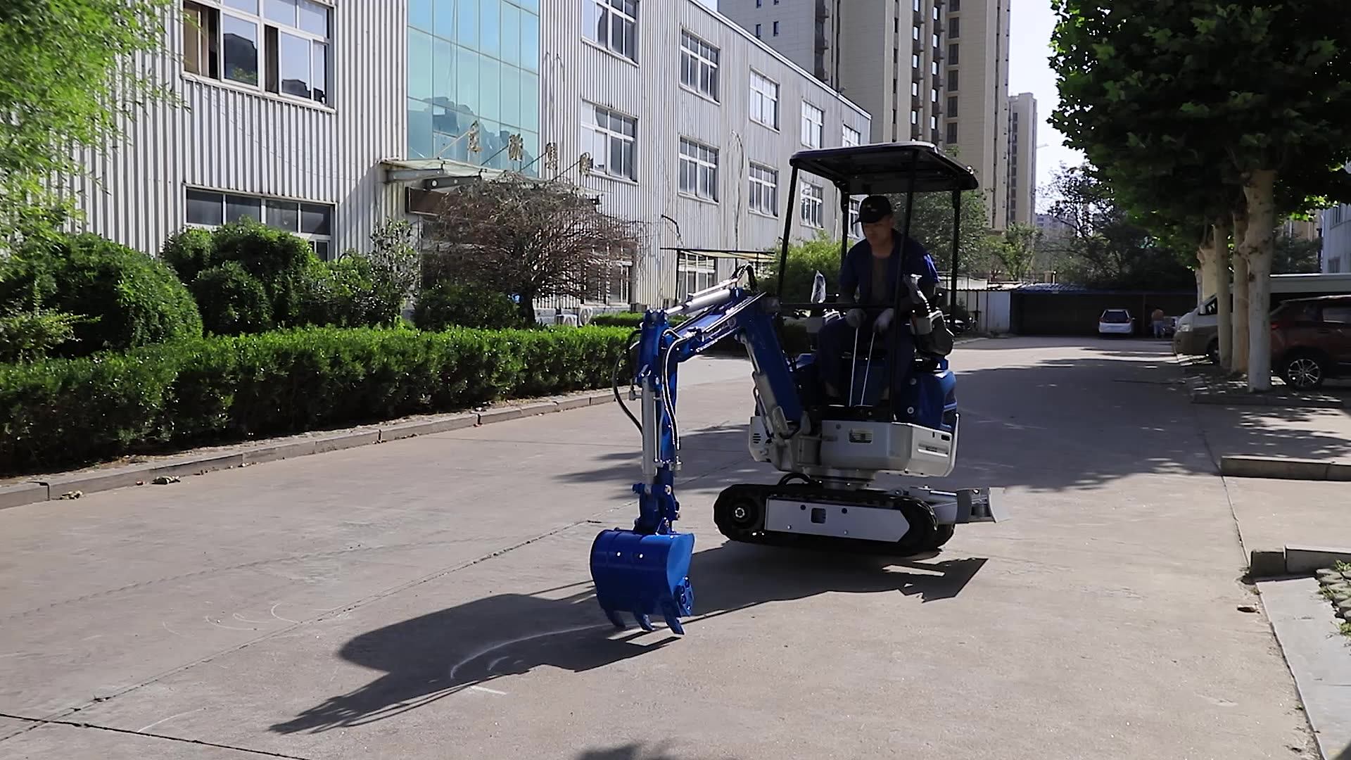 Mini Escavator Excavator Small Digger Machine 1ton Mini Excavator Ce ...