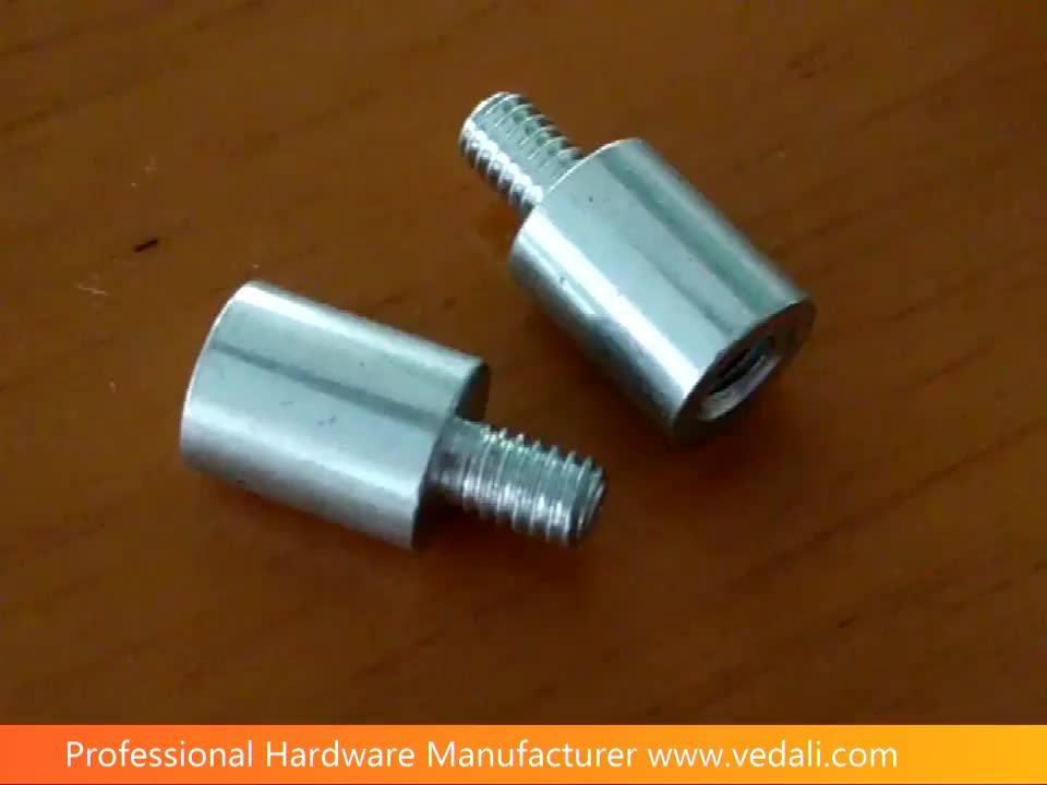 Metal Steel Round Spacers Male Female Threads Galvanized Fasteners M3 ...