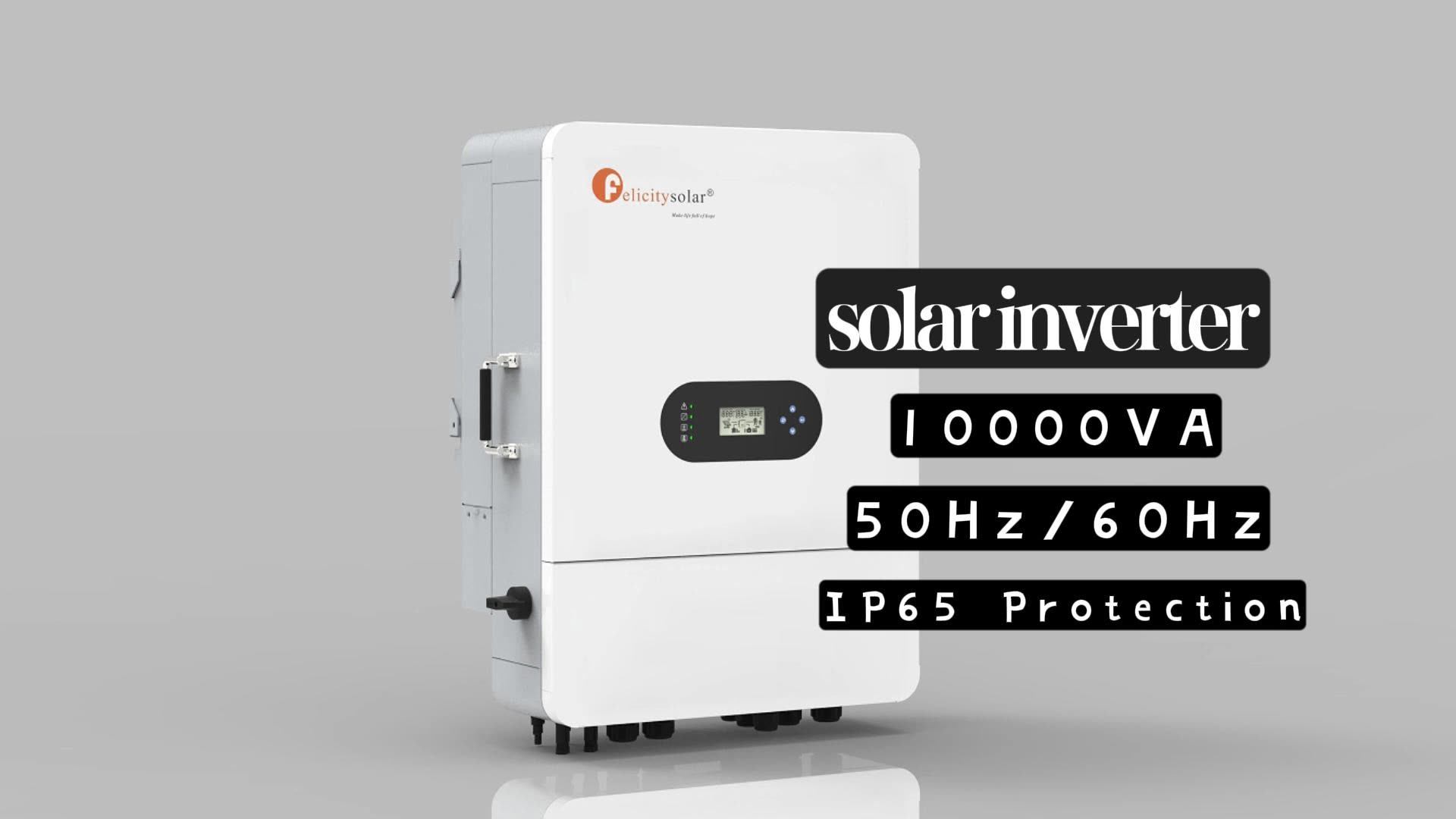 Felicity Solar Inverter Hybrid 10kw 8kw 5kw 3kw Three Phase For Solar ...