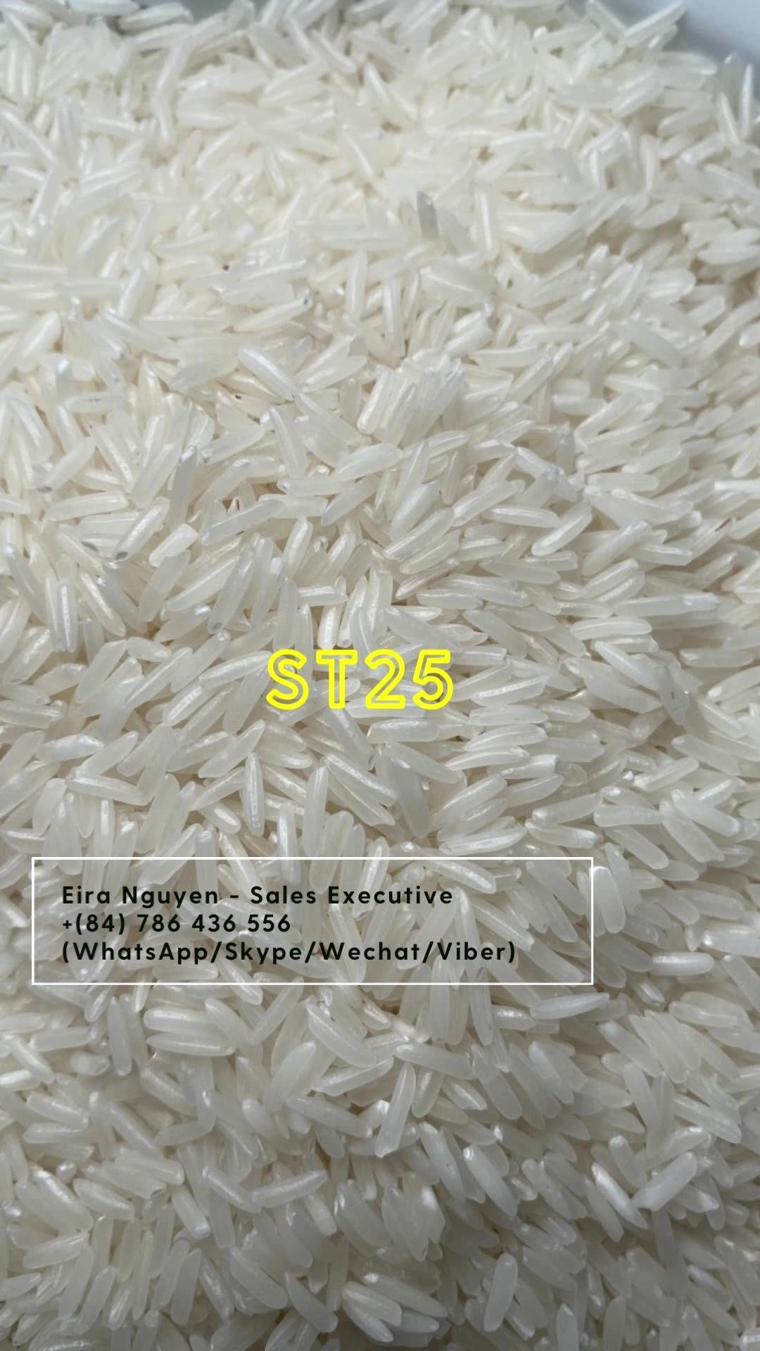Vietnam Long Grain Perfumed St25 Rice - Well Milled,Double Polish ...