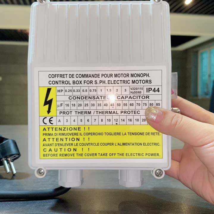 Intelligent Pump Control Box Submersible Water Pump Electric Control ...