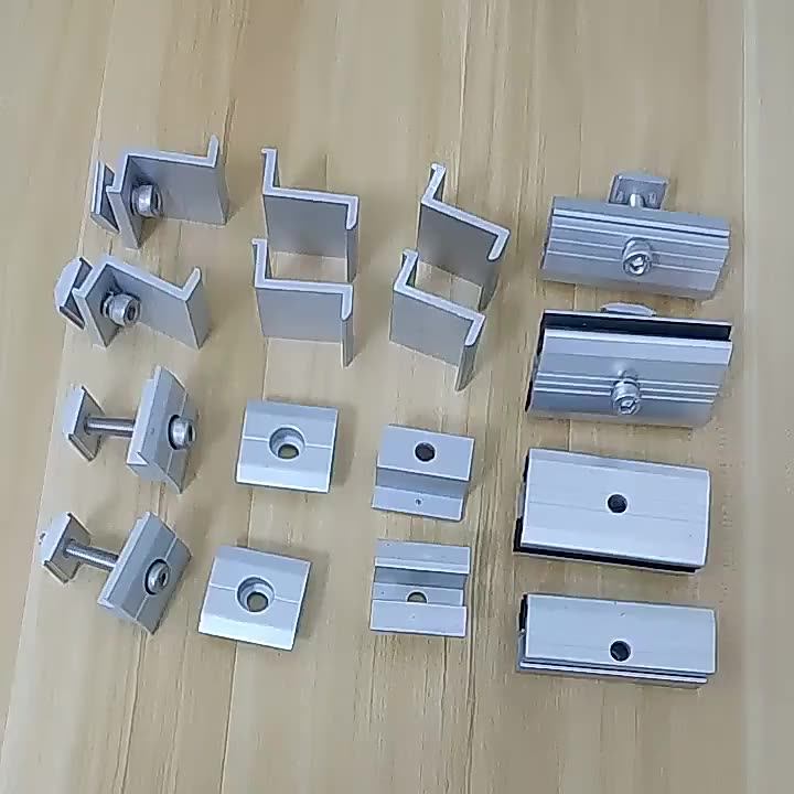 Factory Customized Solar Pv Panel Kits Aluminum Alloy Solar Middle And ...