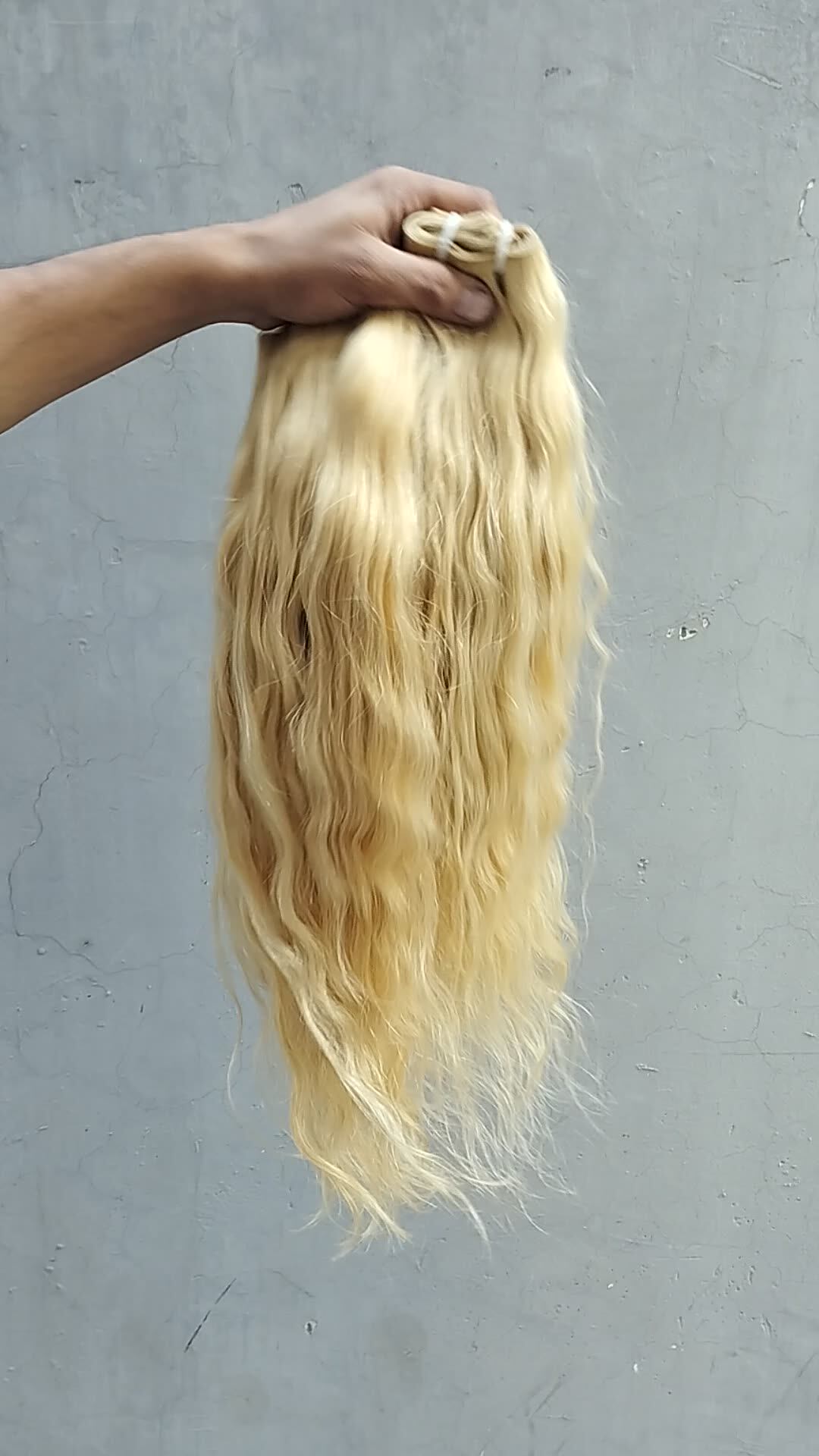 Raw Bleaching Hair Blonde 613 Hair Weft Bundle Matching Closures ...